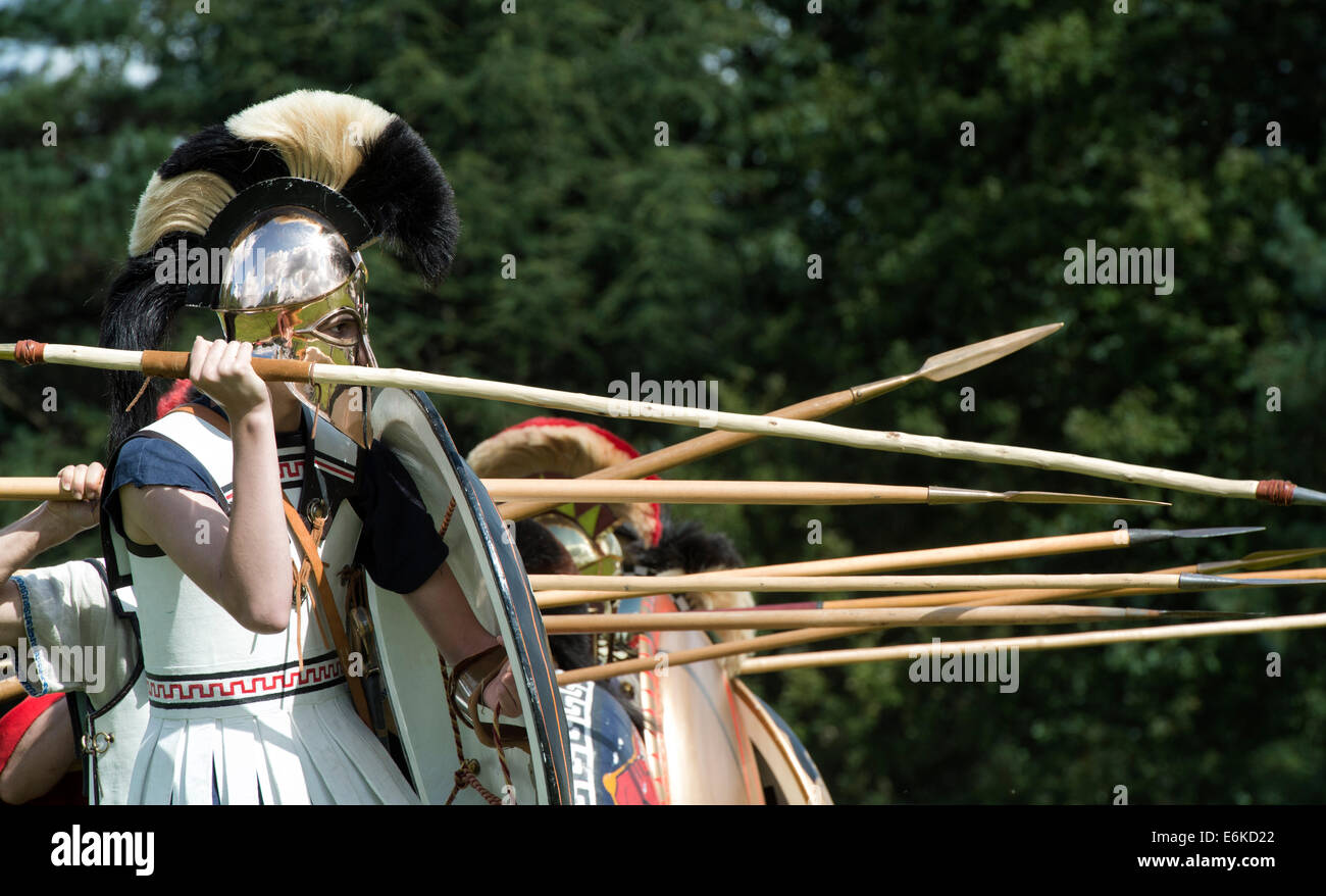 Hoplite. Reenactment. Ancient Greek Soldiers at Military Odyssey Show ...