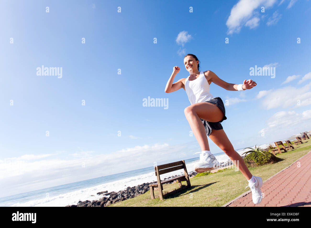 Running low angle hi-res stock photography and images - Alamy