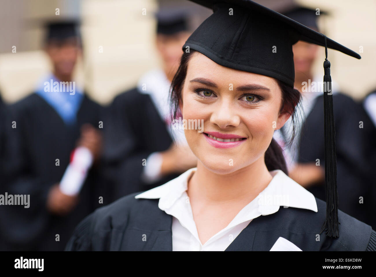 Graduation gown model hi-res stock photography and images - Alamy