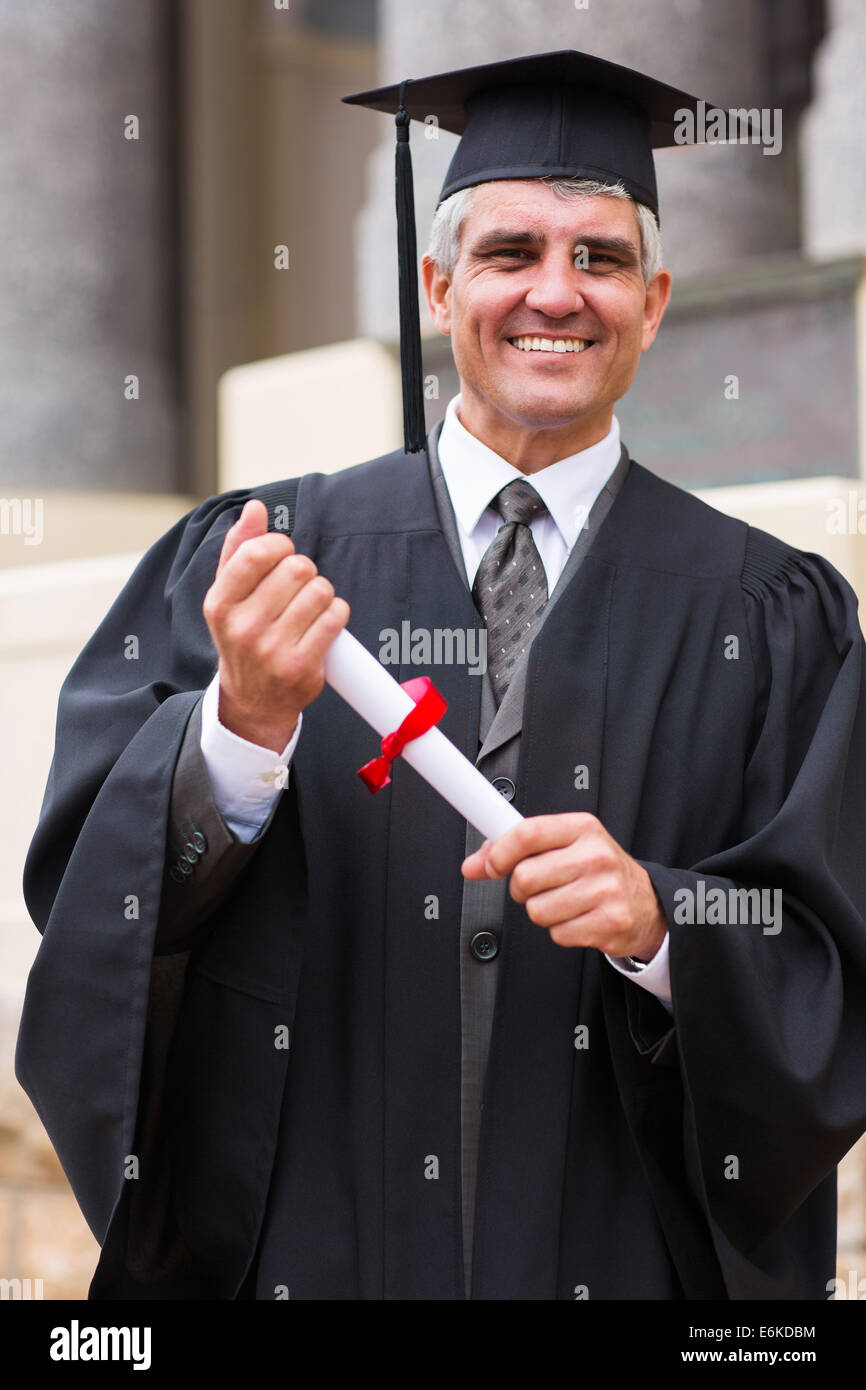 Senior male campus building hi-res stock photography and images - Alamy