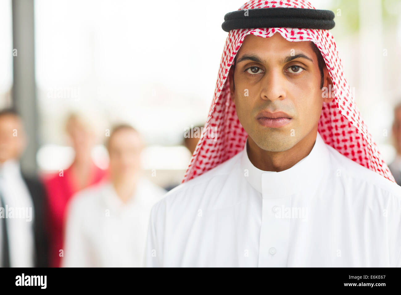 portrait of Islamic business executive in office Stock Photo - Alamy