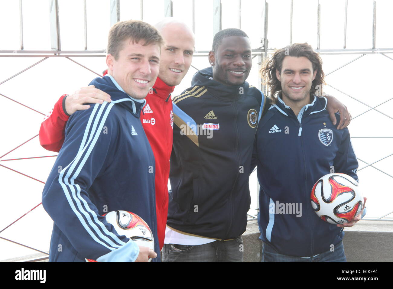 Empire State Building hosts Major League Soccer and U.S. Soccer stars ...