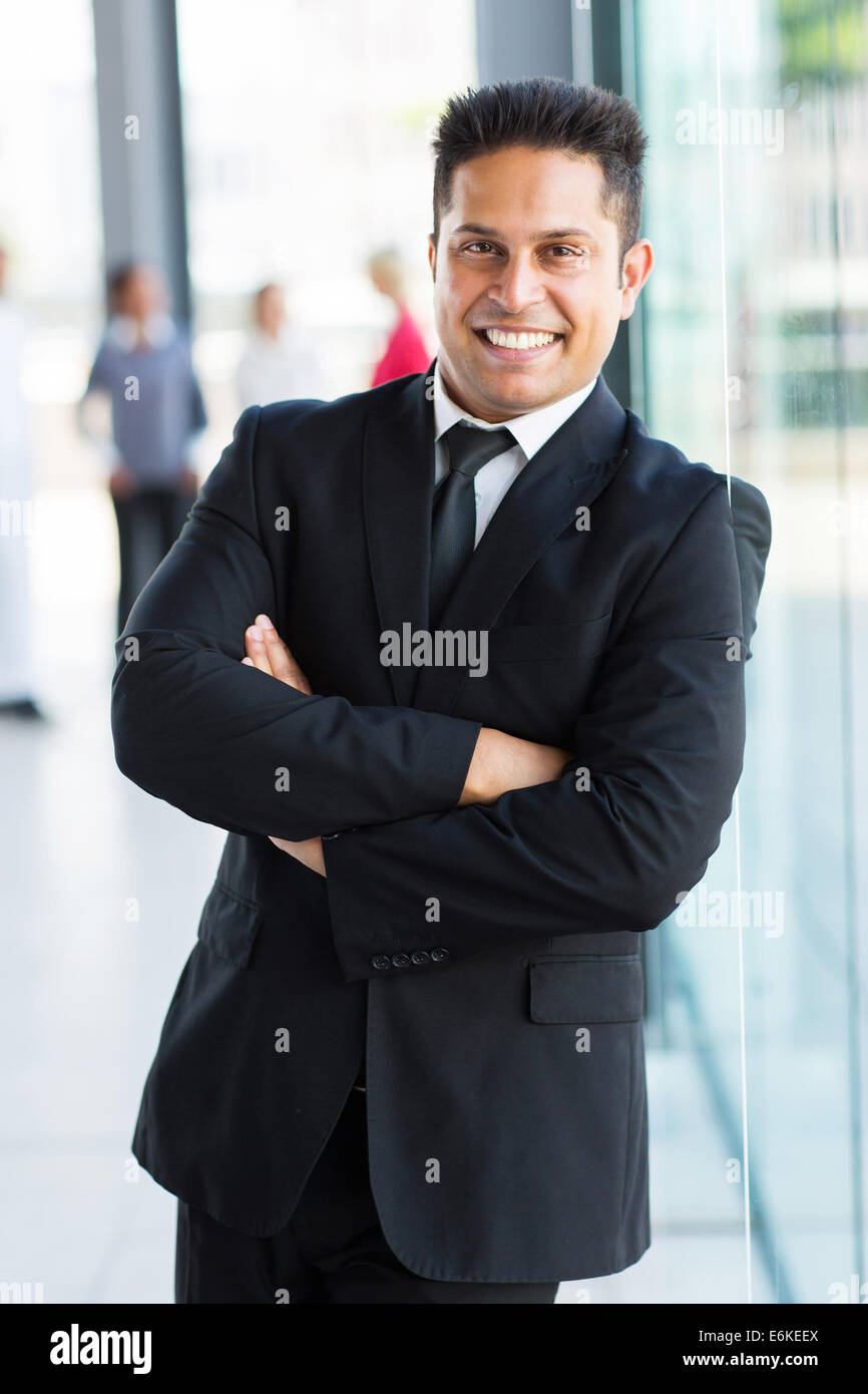 Happy indian employee hi-res stock photography and images - Alamy