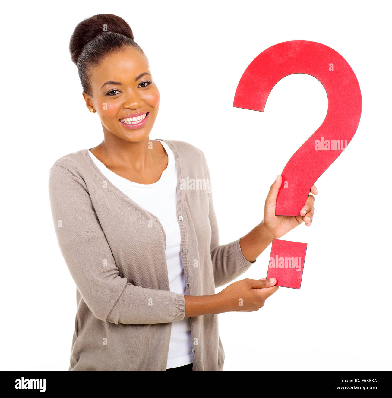 Female Face With Question Mark