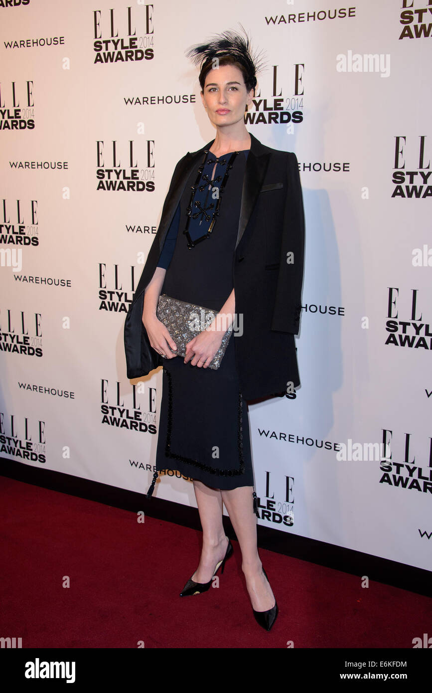 ELLE Style Awards held at One Embankment - Arrivals Featuring: Erin O'Connor Where: London ...