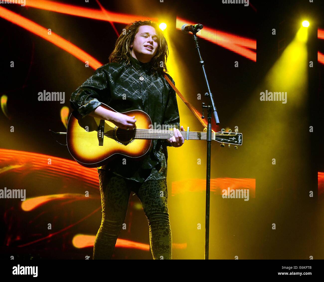 The X Factor Live Tour 2014 held at The O2 Featuring: Luke Friend Where ...