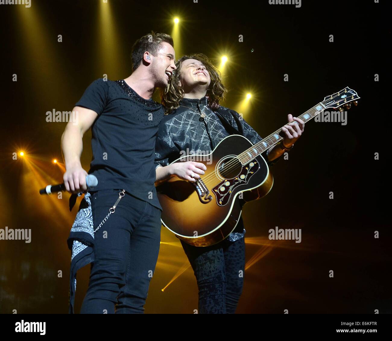 The X Factor Live Tour 2014 held at The O2 Featuring: Sam Callahan,Luke ...