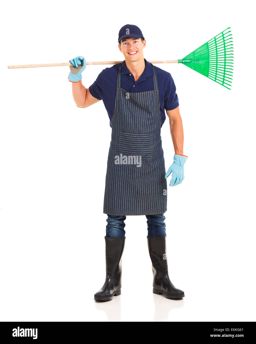 Young farmer carrying his hi-res stock photography and images - Alamy