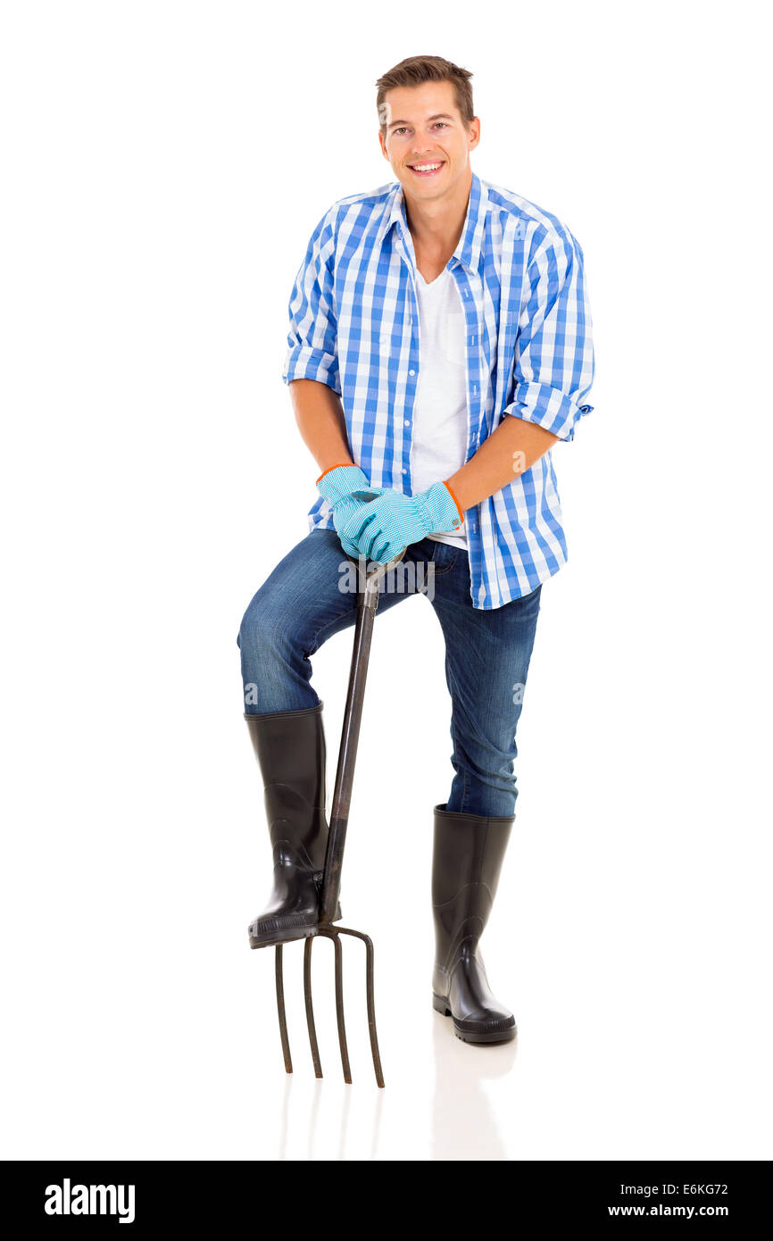 Man garden fork hi-res stock photography and images - Alamy
