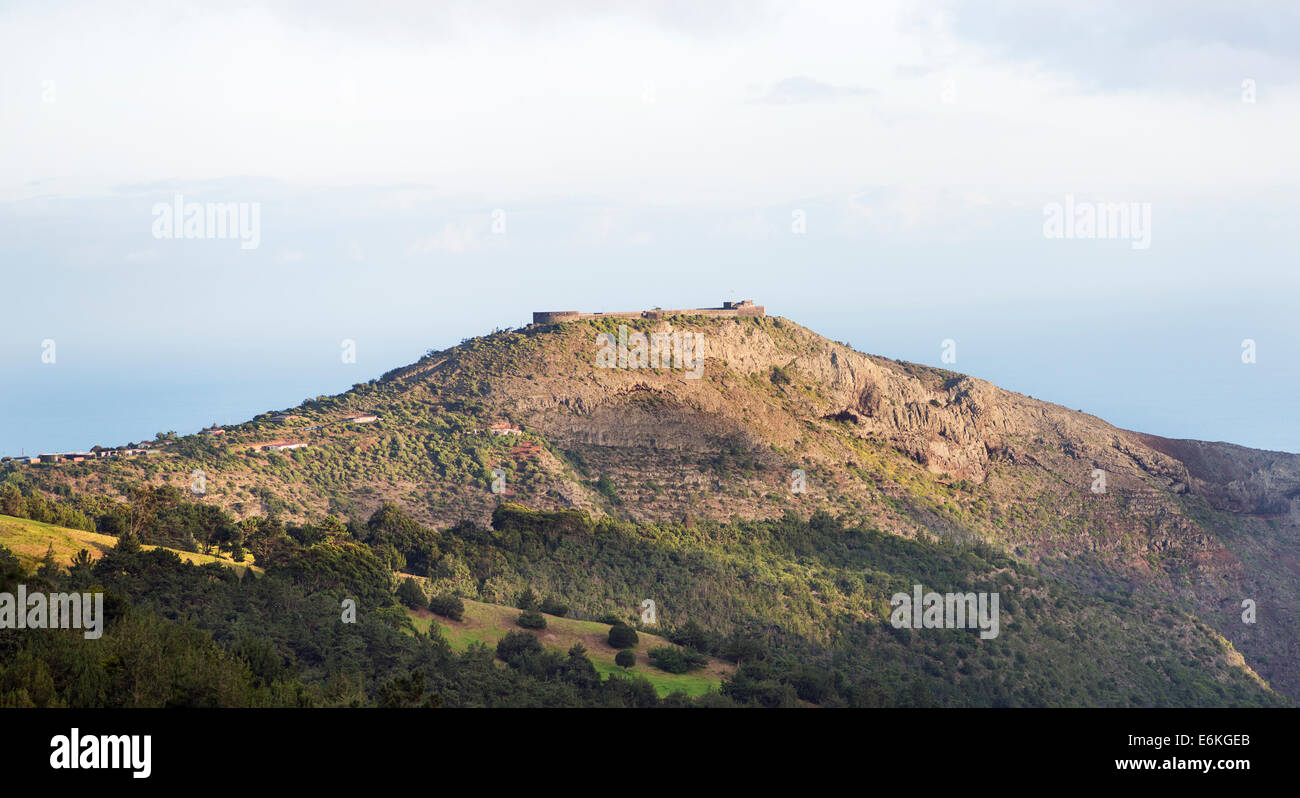 St Helena South Atlantic view High Knoll Fort, one of the highest ...