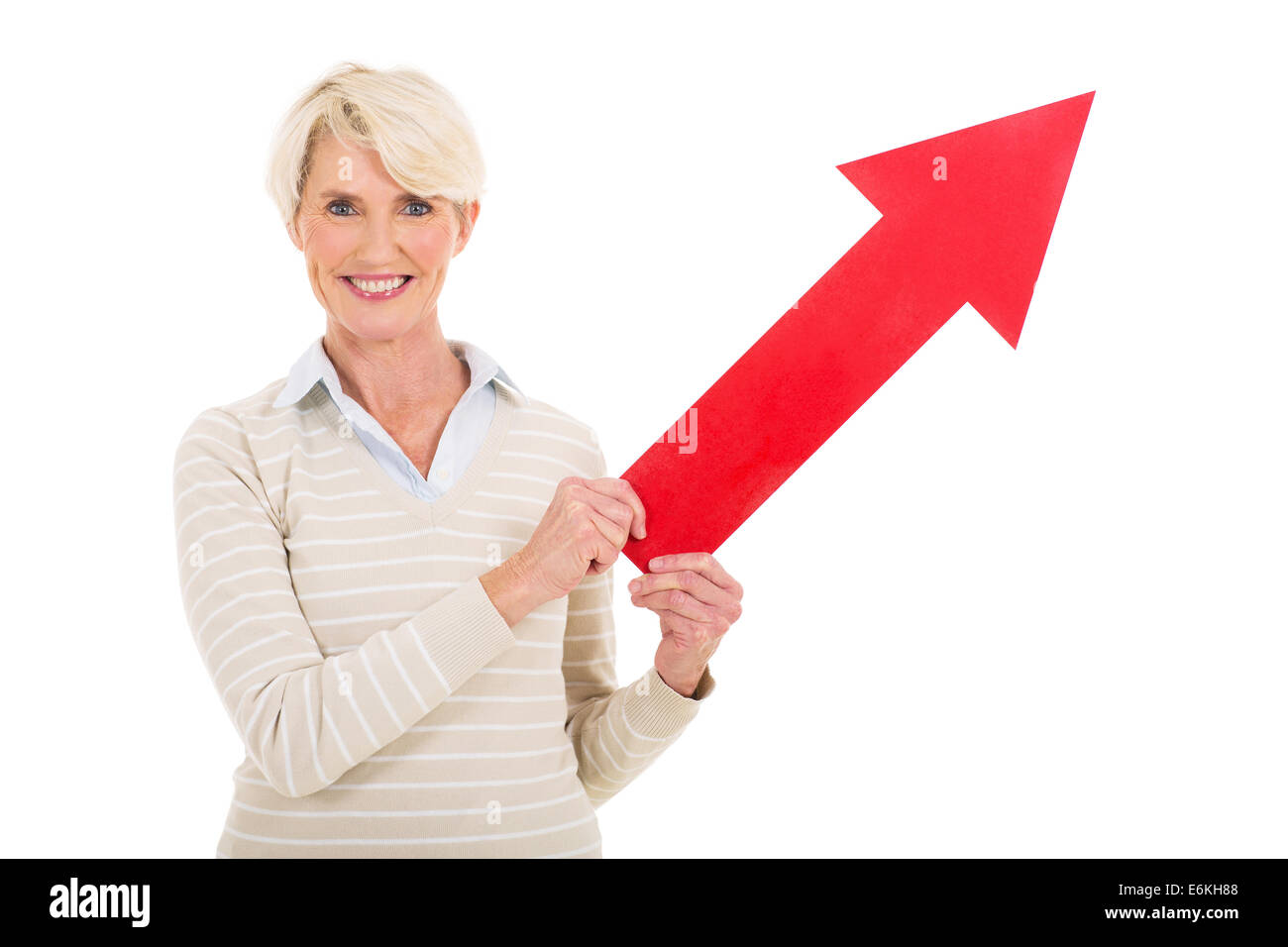 Beautiful elegant happy lady Cut Out Stock Images & Pictures - Alamy