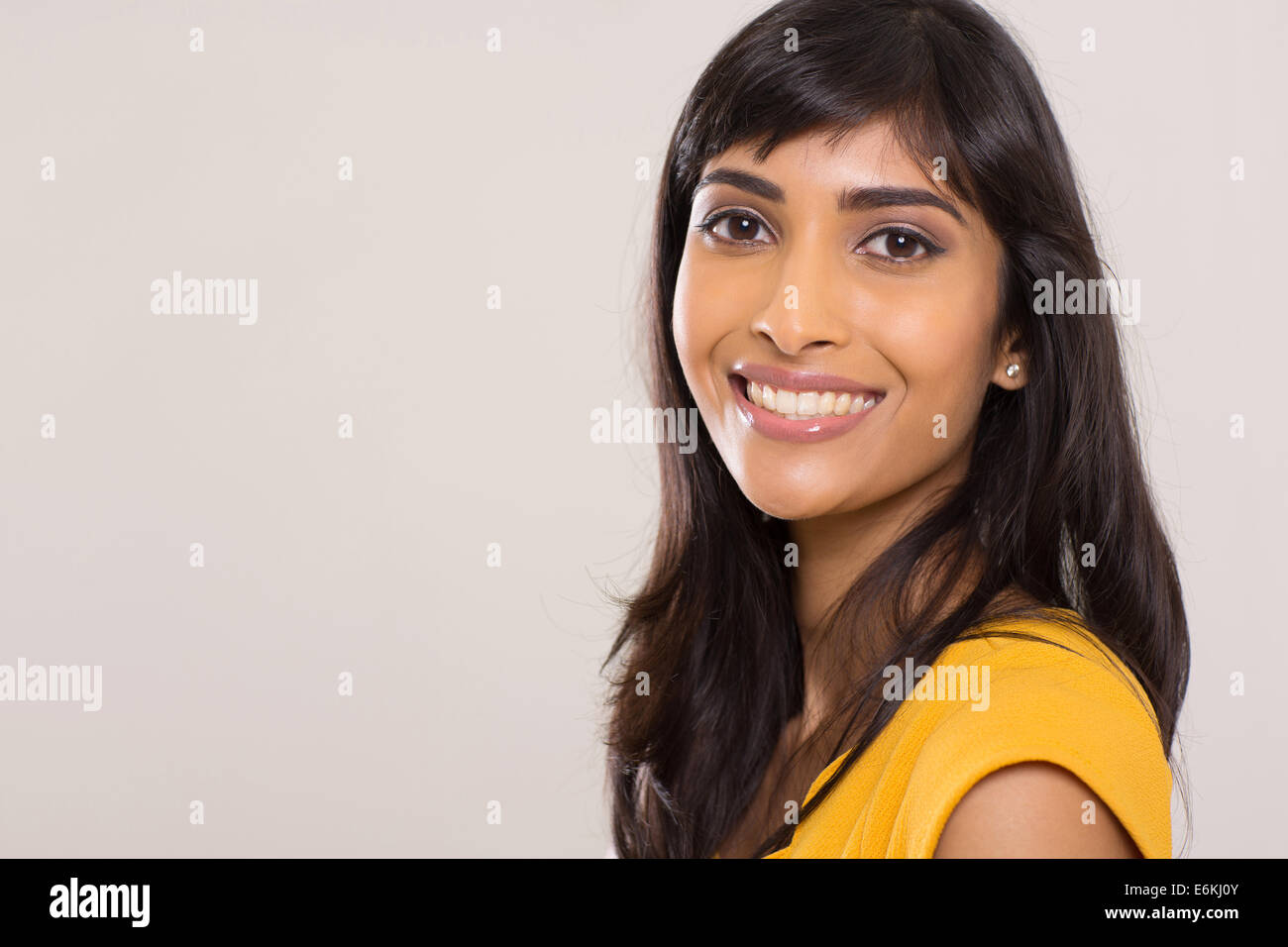 Happy adult person plain background hi-res stock photography and images ...