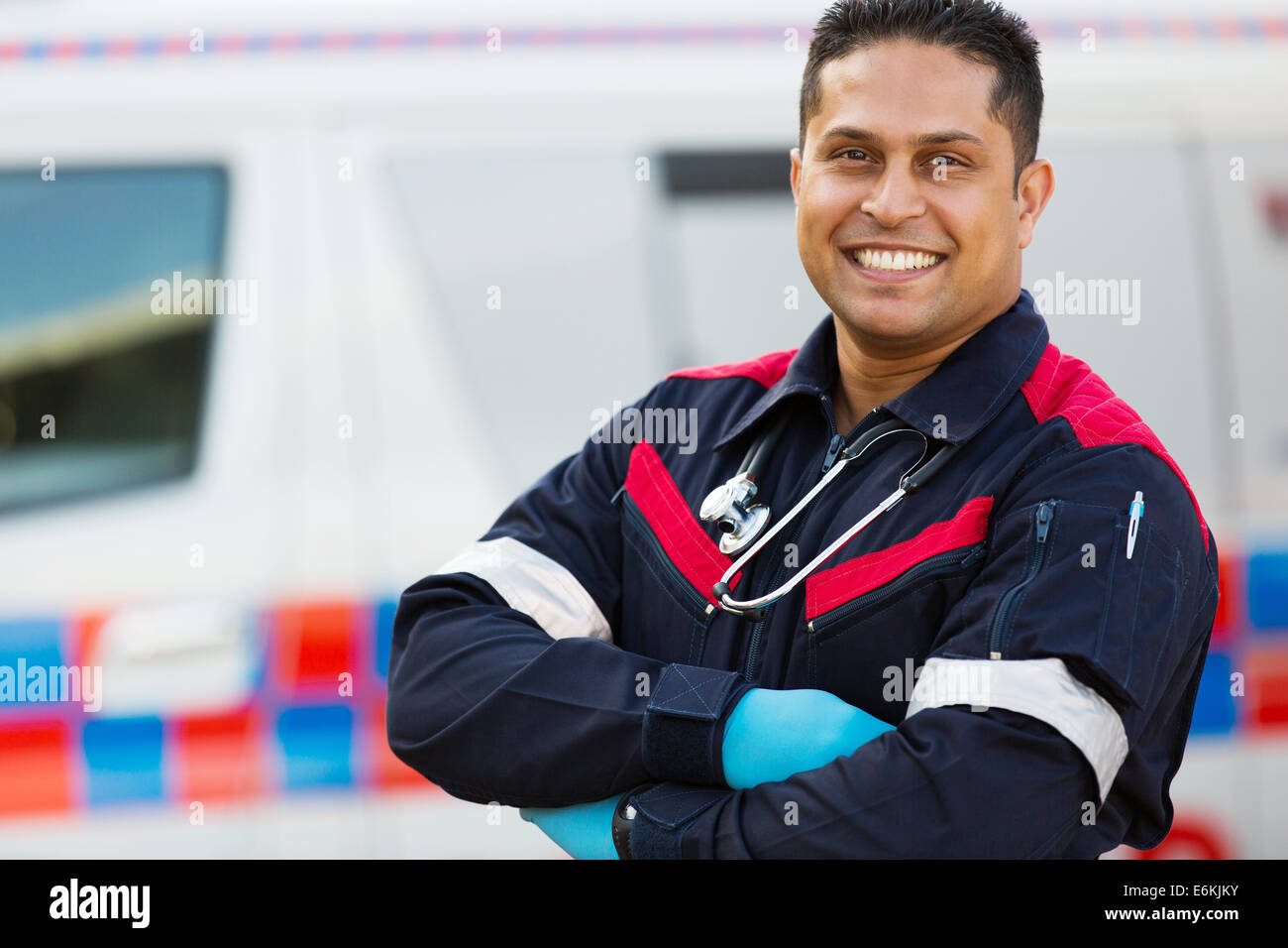 Ems worker hi-res stock photography and images - Alamy