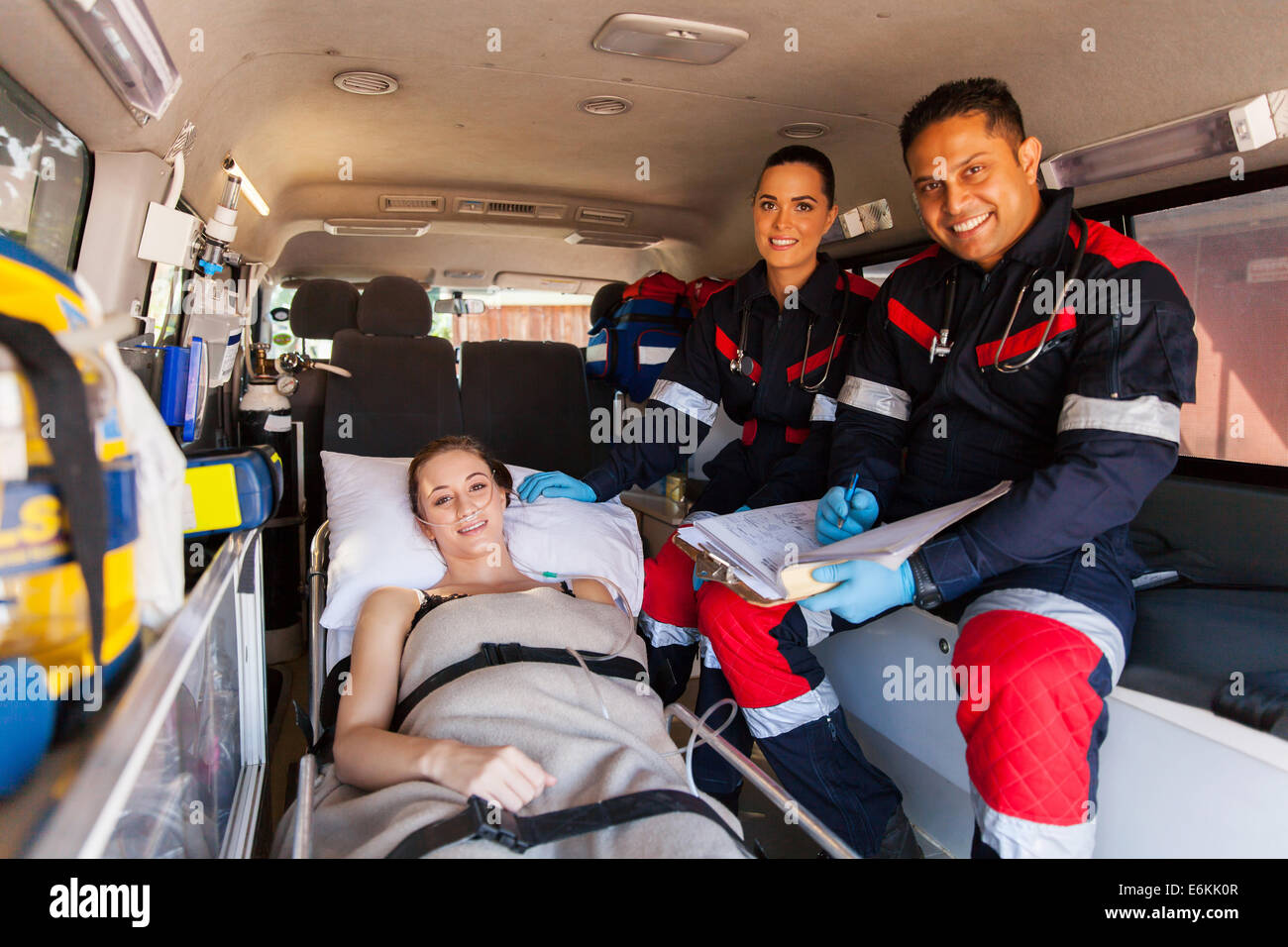 Inside an ambulance hi-res stock photography and images - Alamy