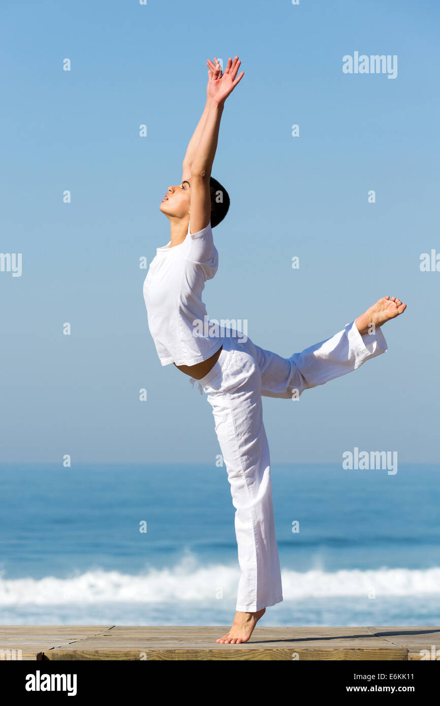 Woman dancing beach hi-res stock photography and images - Alamy