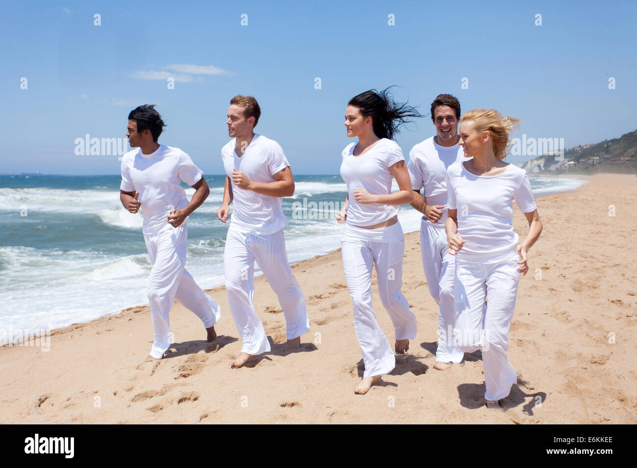 Group of men jogging running hi-res stock photography and images - Alamy
