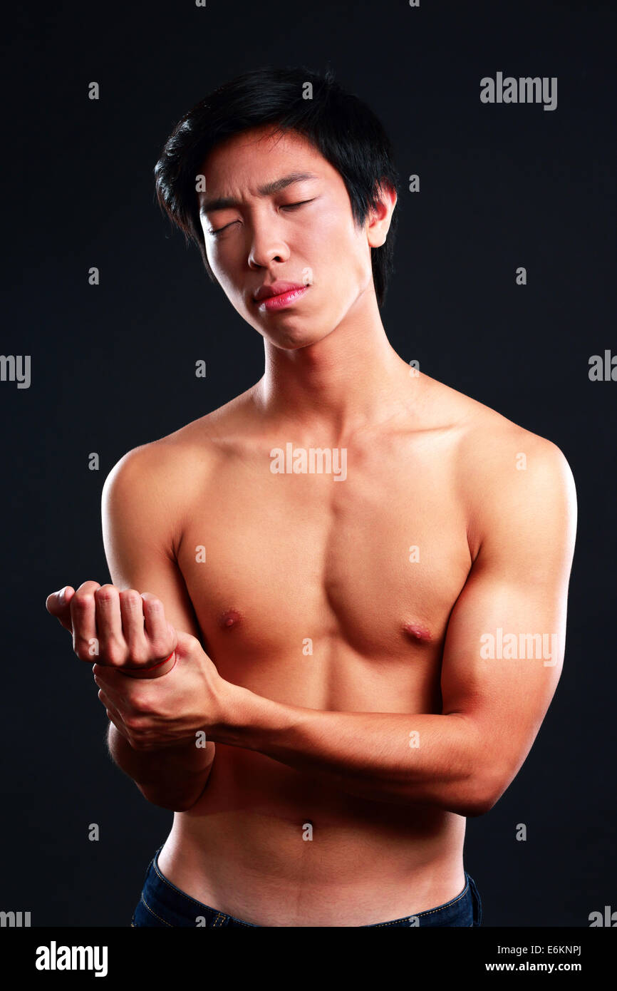 Taking pulse wrist hi-res stock photography and images - Alamy