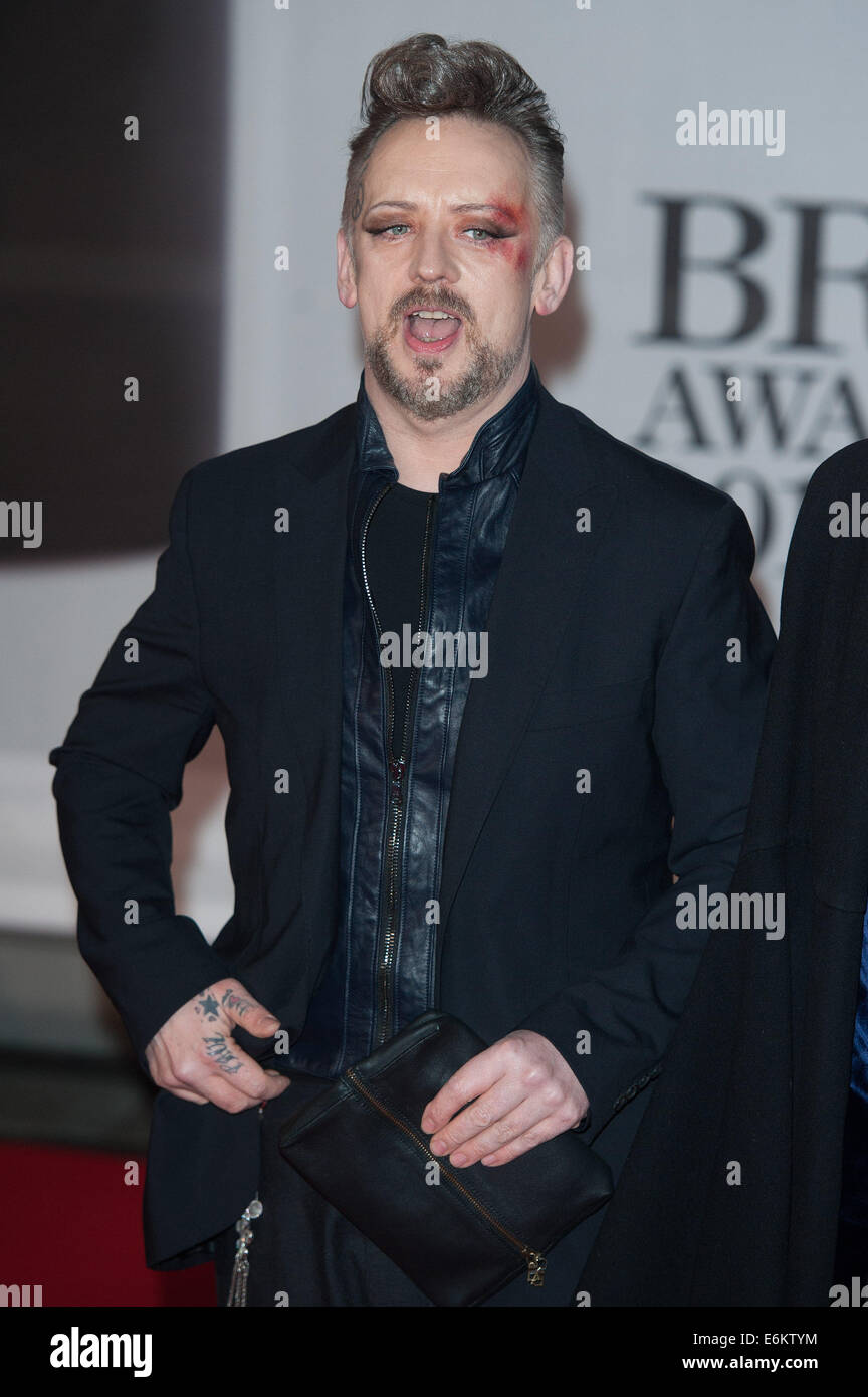 The 2014 Master Card Brit Awards held at the O2 - Arrivals. Featuring ...