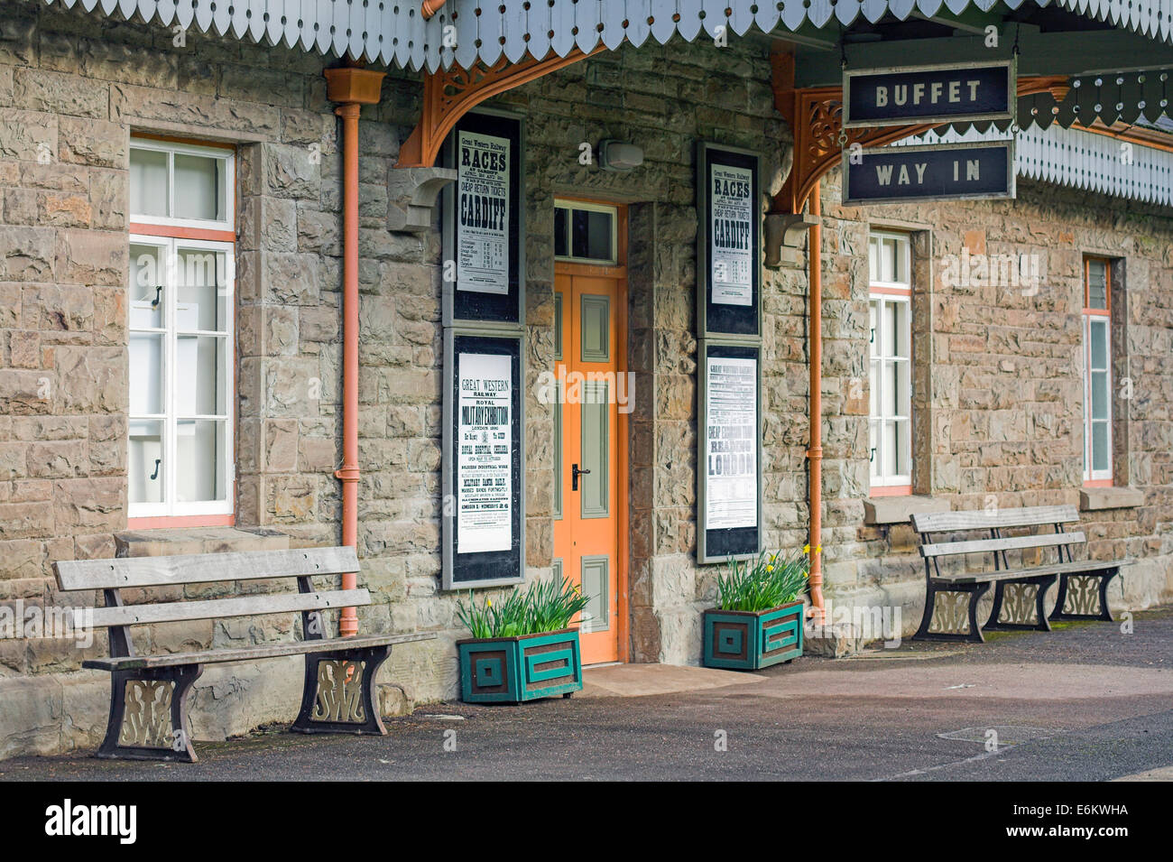 Tintern railway station Stock Photo - Alamy