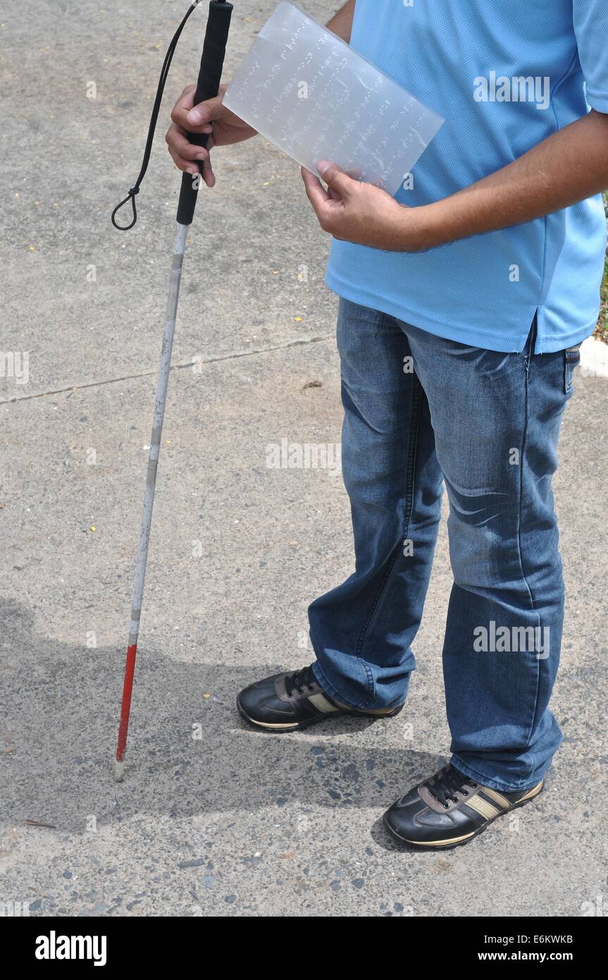 Blind Man Walking Stock Photos & Blind Man Walking Stock Images - Alamy