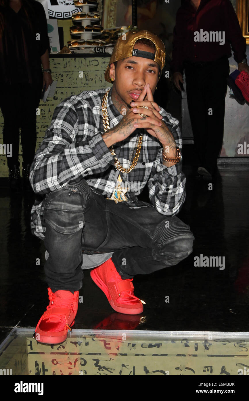 Tyga at the Exclusive Press Preview Of Tyga's Last Kings Flagship Store ...