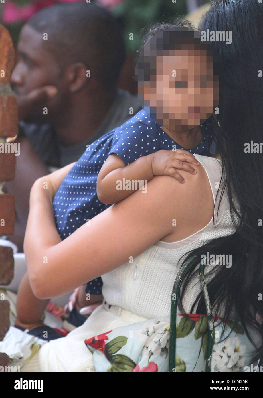 Reggie Bush, Lilit Avagyan and their baby daughter, Briseis having ...