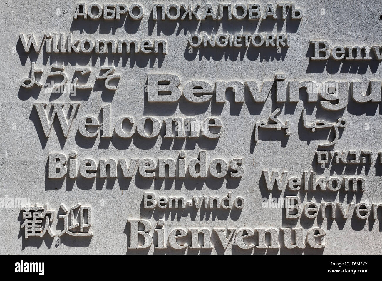 Welcome to spain sign hi-res stock photography and images - Alamy