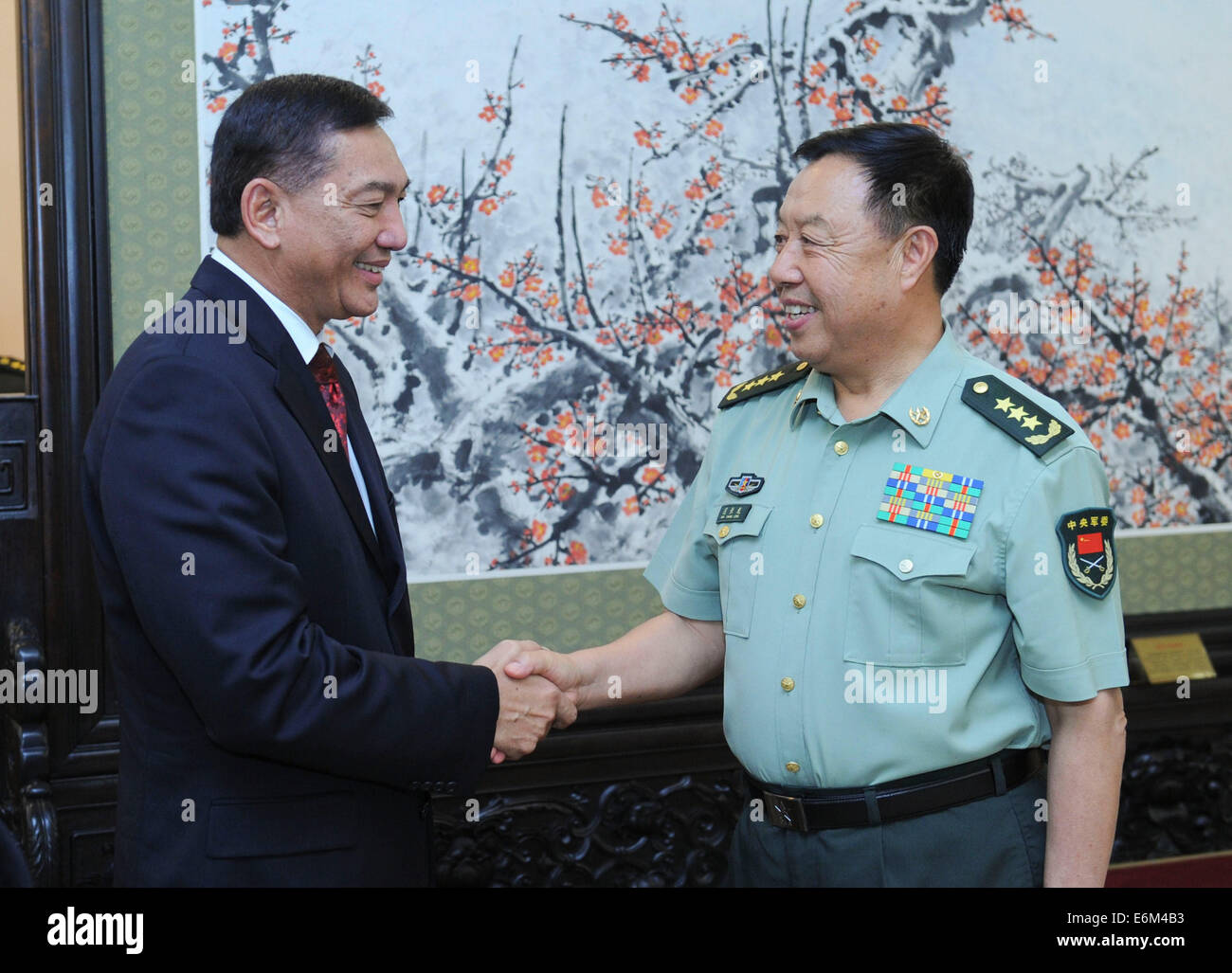 Beijing, China. 26th Aug, 2014. Vice Chairman of China's Central ...