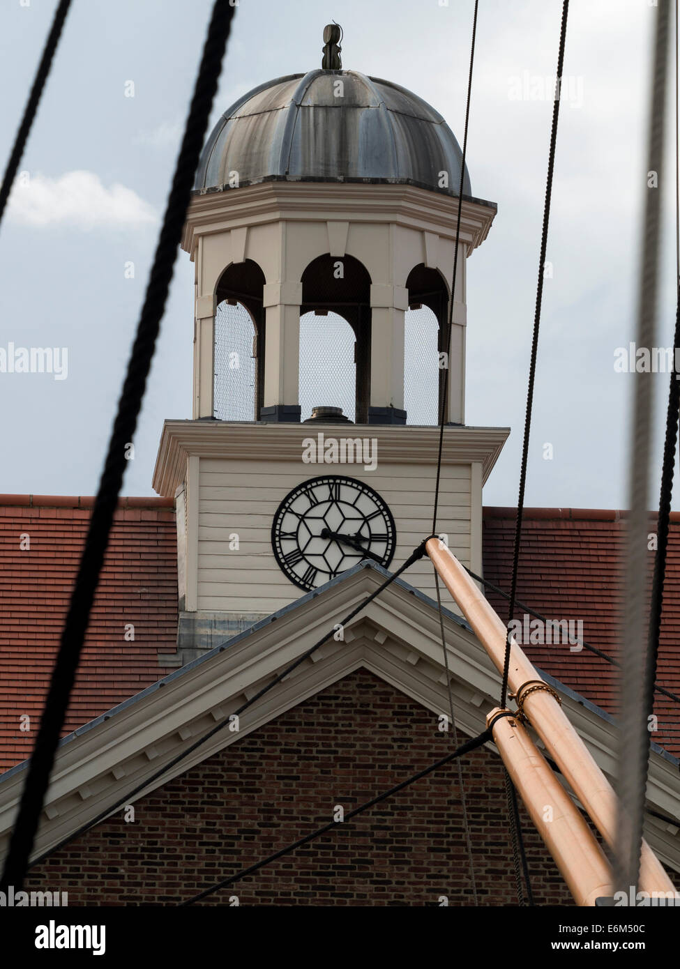 clock tower at the Hartlepool Maritime Experience , Hartlepool, Britain ...