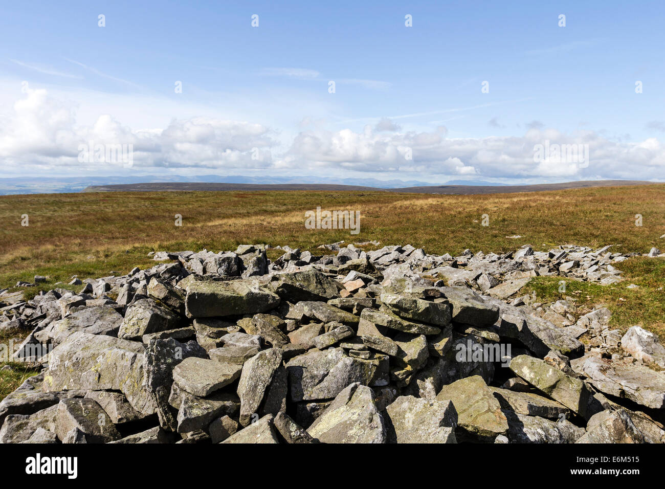 The Summit of Meldon Hill with the Lake District in the Distance ...