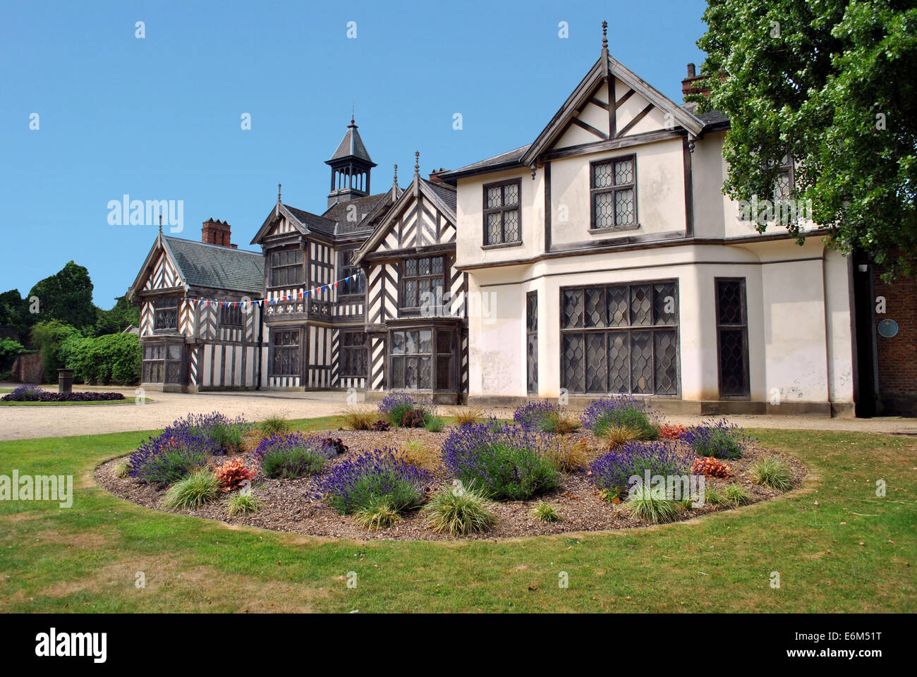 Manchester England United Kingdom - JULY 22 2013. A 16th century house ...