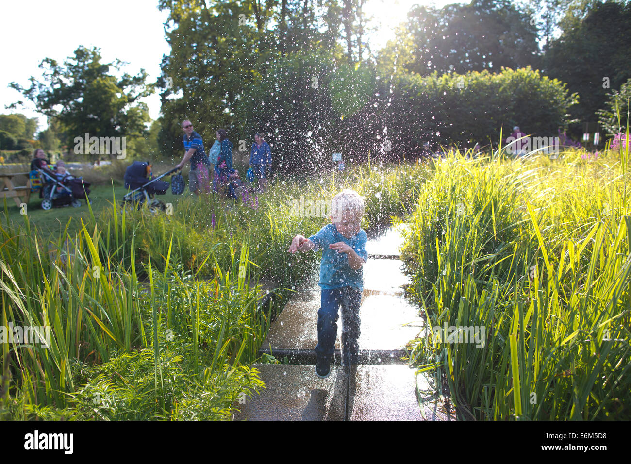Water Maze at Hever Castle and Gardens, near Edenbridge, Kent, England ...