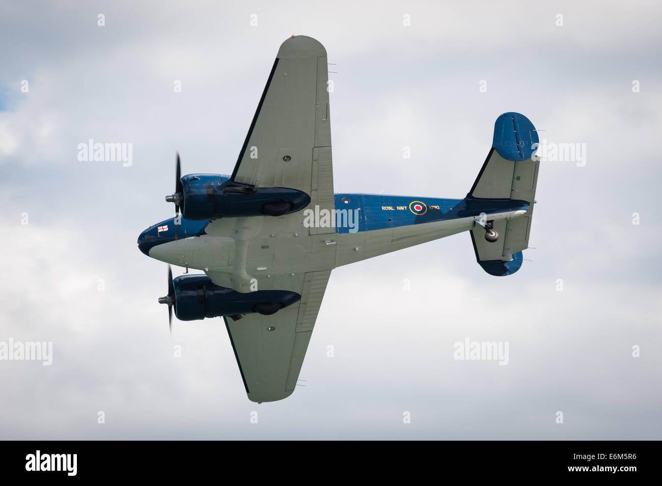 Royal Navy Beech 18, Dawlish Air Show Aug 23, 2014 Stock Photo - Alamy