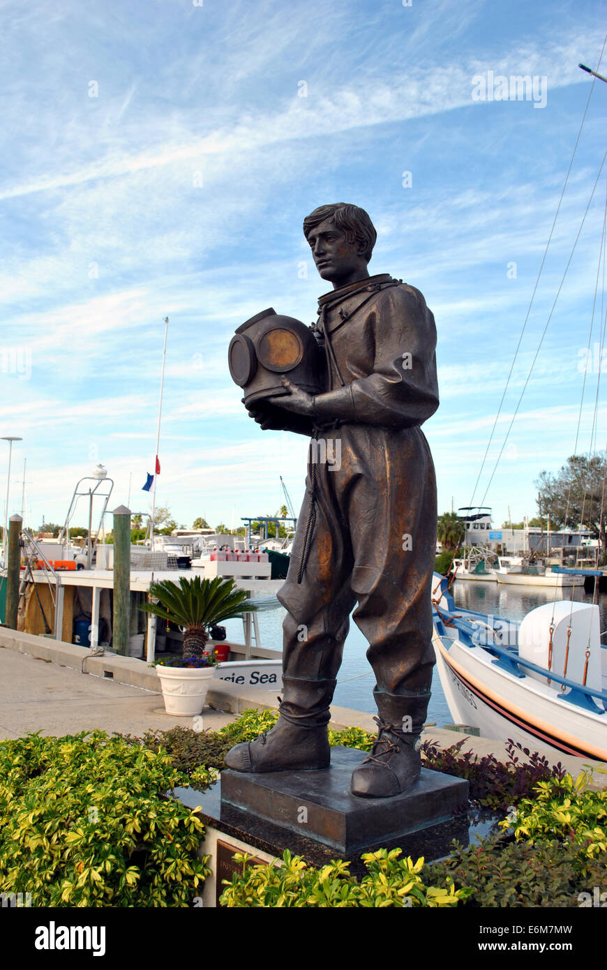 Sponge Diver in Tarpon Springs, Florida Stock Photo - Alamy