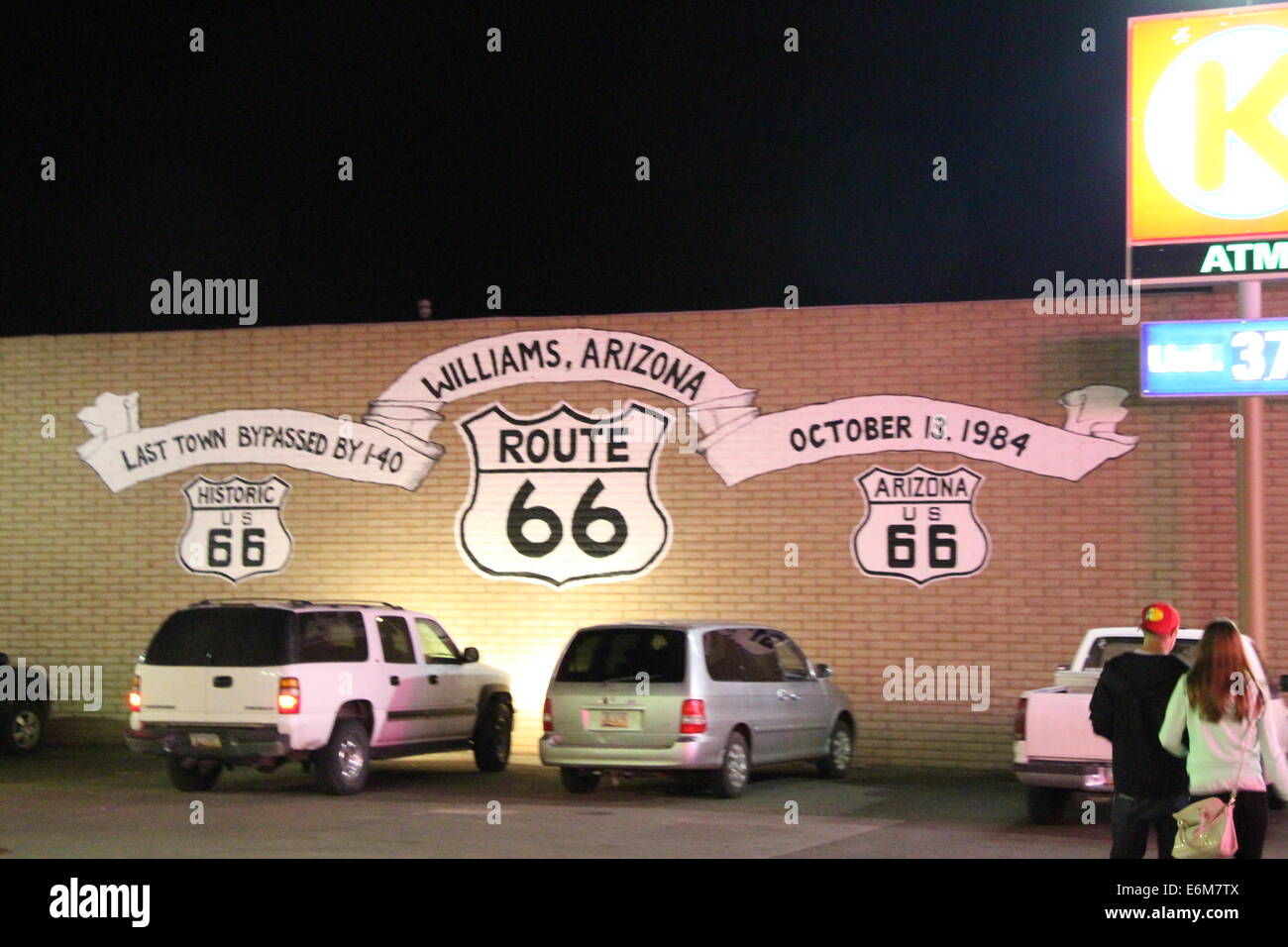 Williams Arizona Route 66 Stock Photo - Alamy
