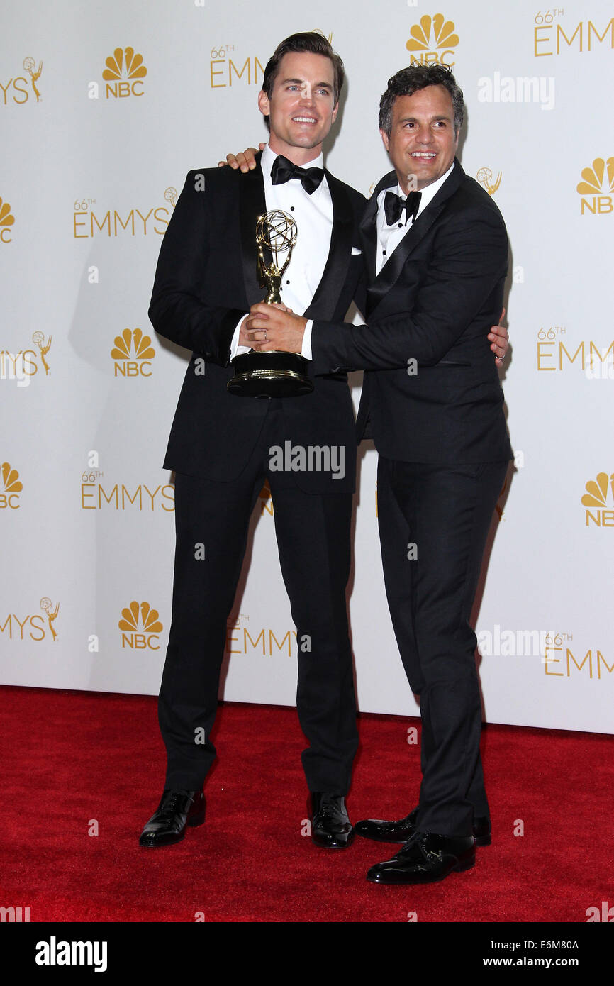 Los Angeles, California, USA. 25th Aug, 2014. Matt Bomer, Mark Ruffalo ...