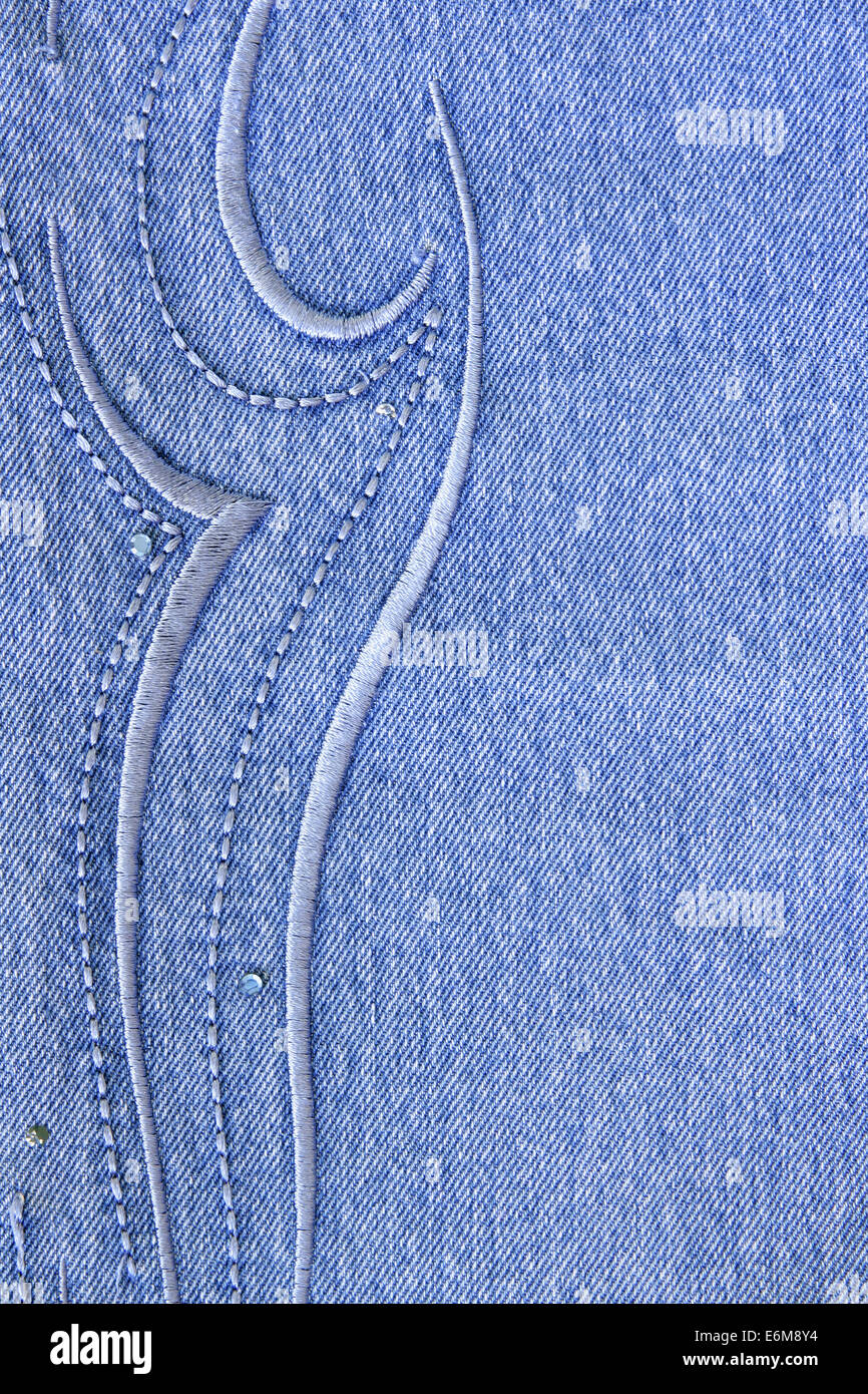 Blue jeans with pattern, may by used as background Stock Photo - Alamy