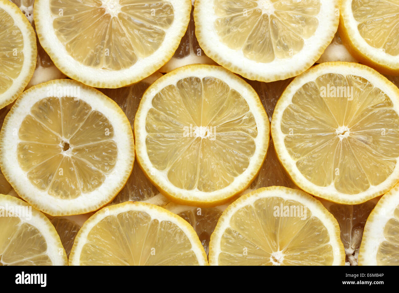 Lemon slices background Stock Photo - Alamy