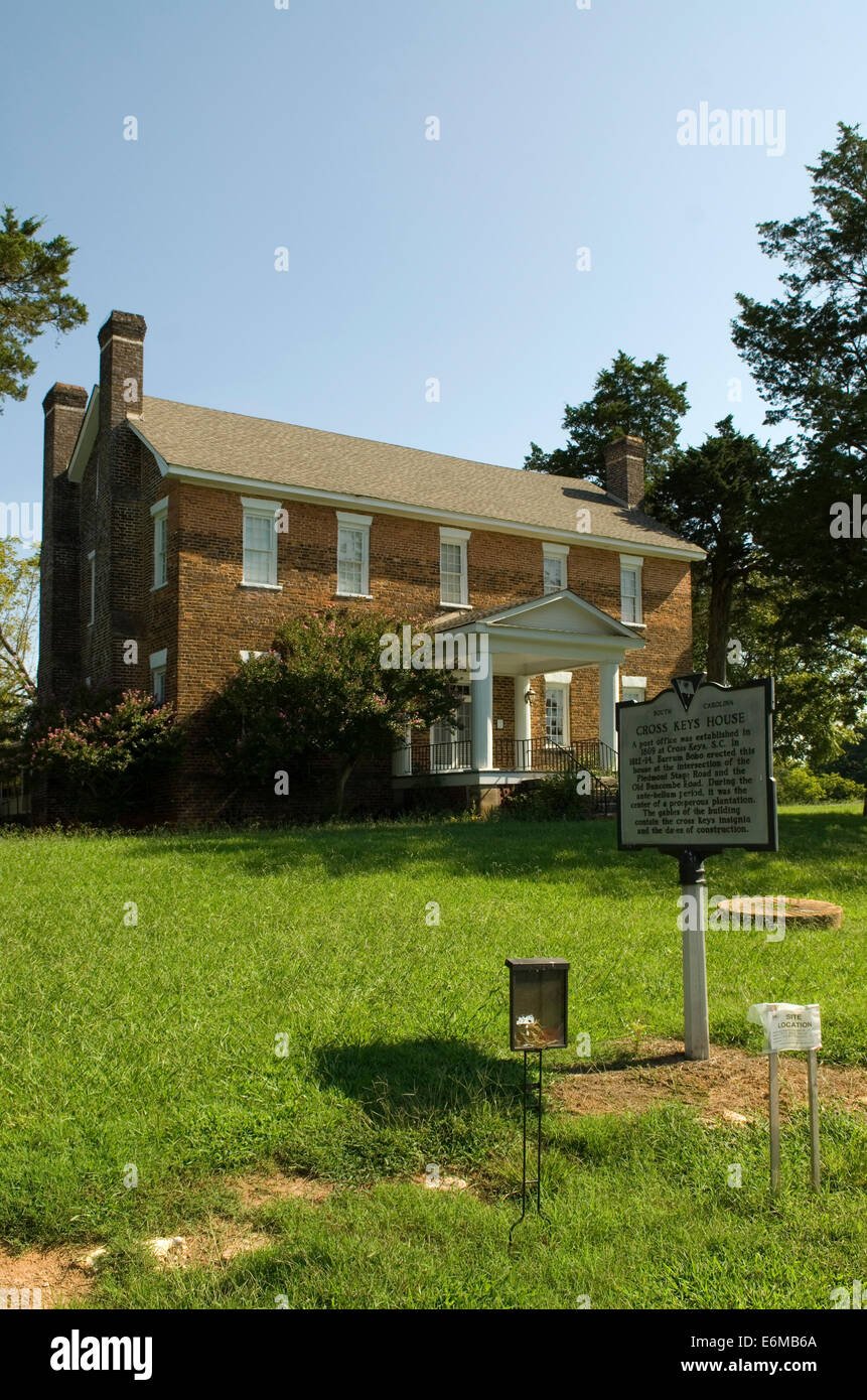 Cross Keys House Union South Carolina USA Stock Photo - Alamy