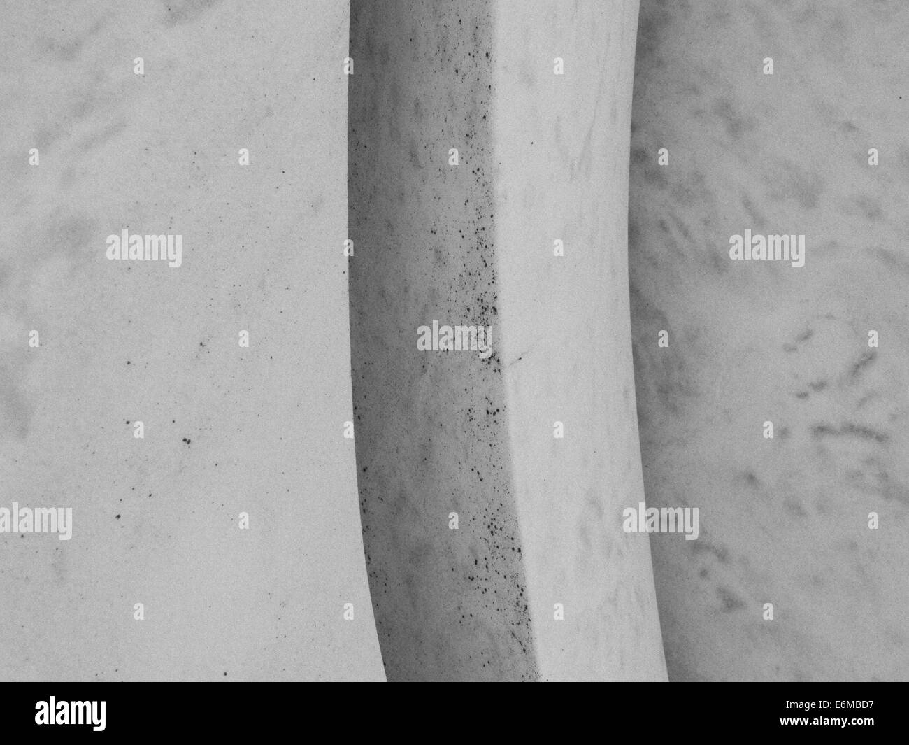 Dusan Dzamonja sculpture "SCULPTURE LXX - I" detail, 1970, marble ...