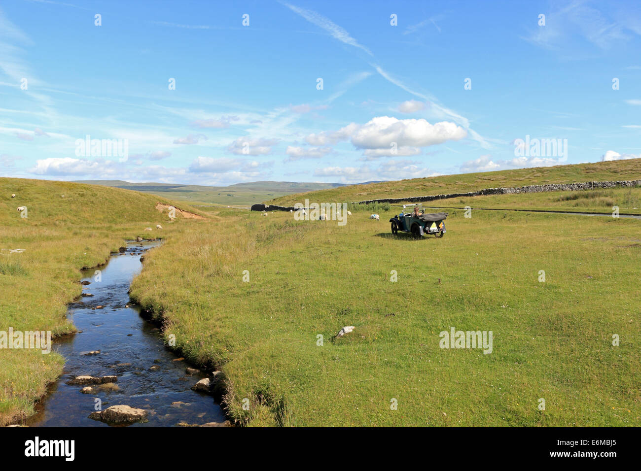 Stream flowing through The Yorkshire Dales, England, UK Stock Photo - Alamy