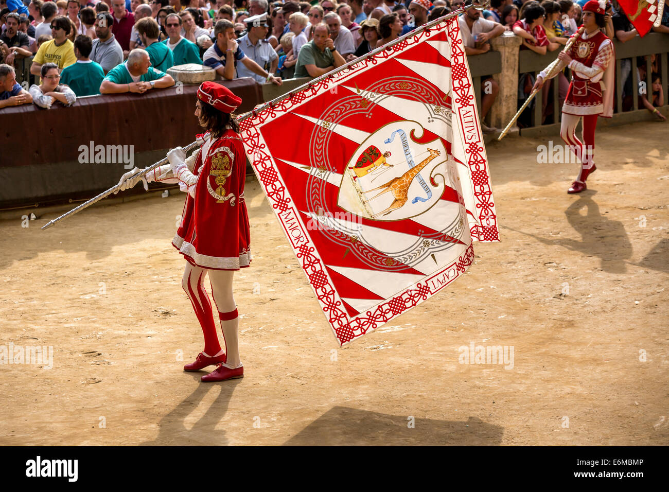 Contrada flags siena hi-res stock photography and images - Alamy