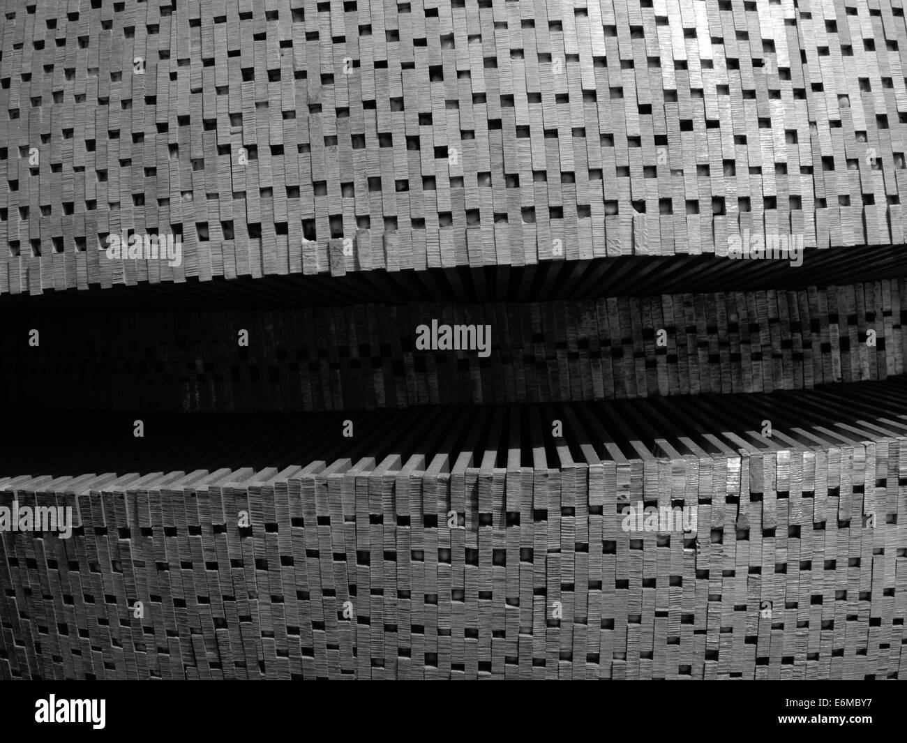 Dusan Dzamonja sculpture "SCULPTURE ALP-VIII" detail, 1988, aluminium ...