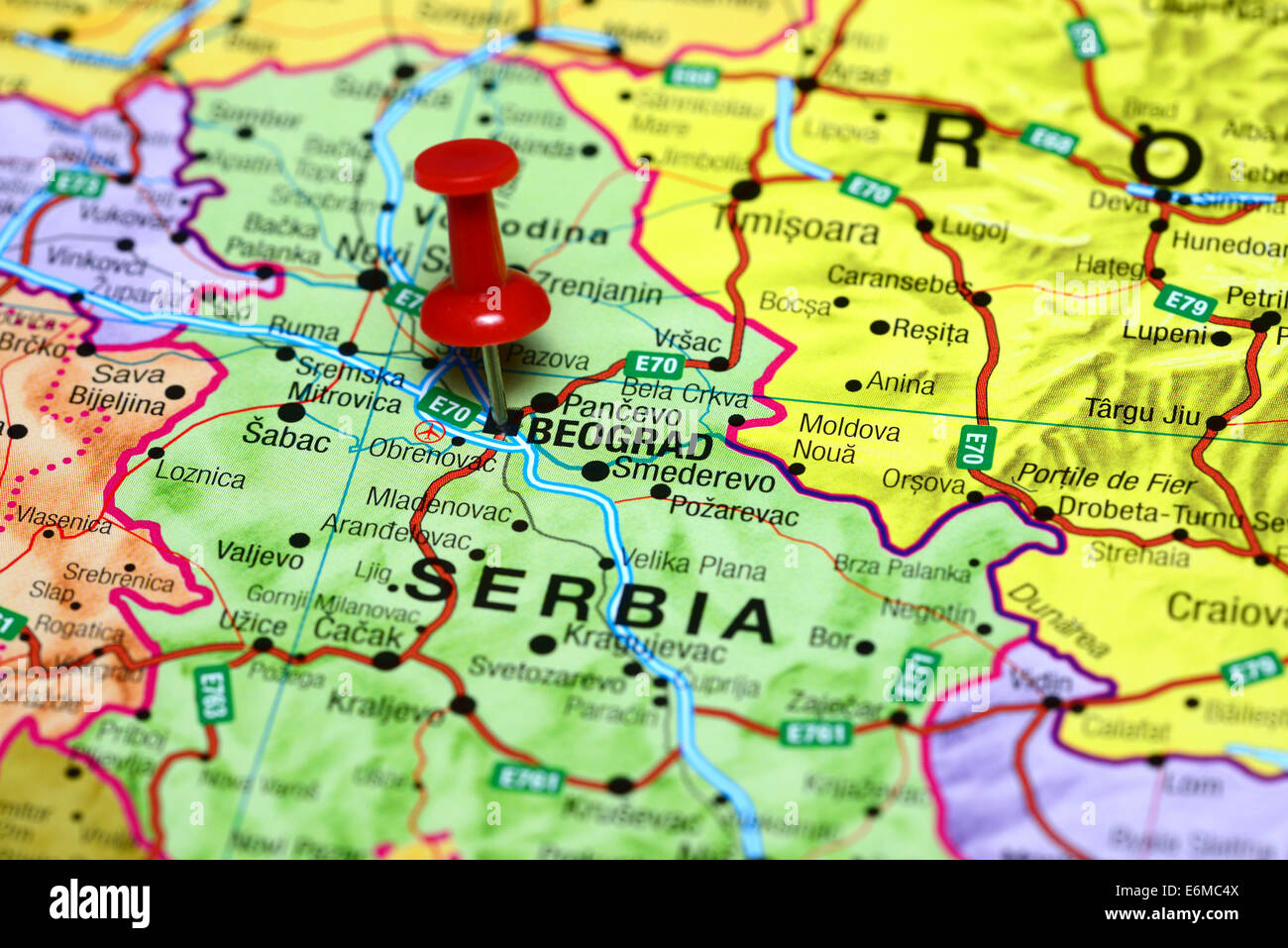 Belgrade Map High Resolution Stock Photography and Images - Alamy