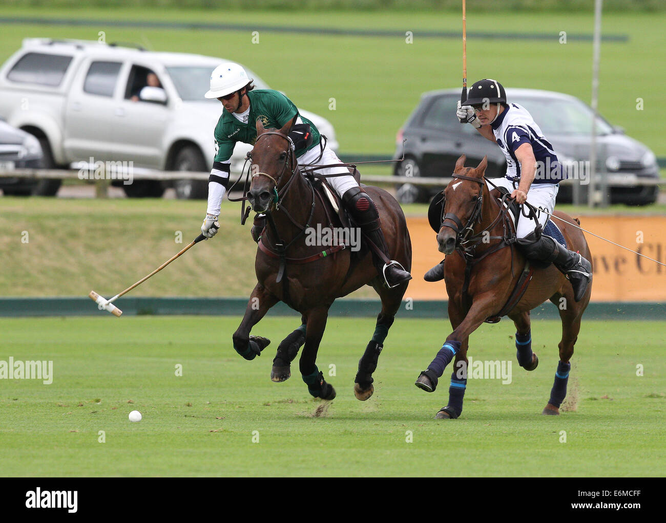Miguel Novillo Astrada (left) plays for Salkeld against Cristian ...