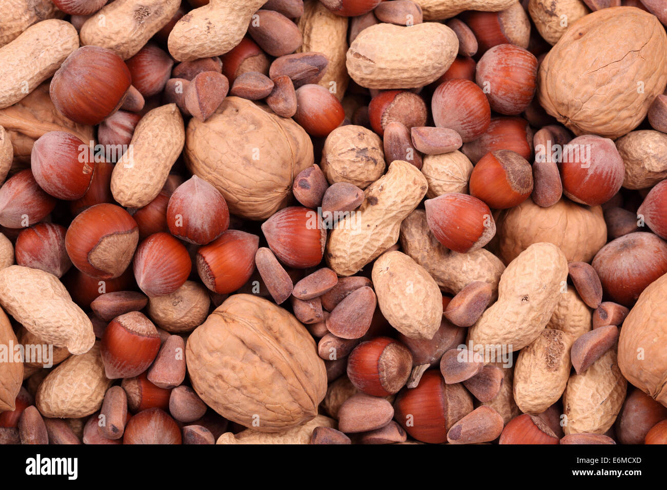 Walnut hazelnut peanuts hi-res stock photography and images - Alamy