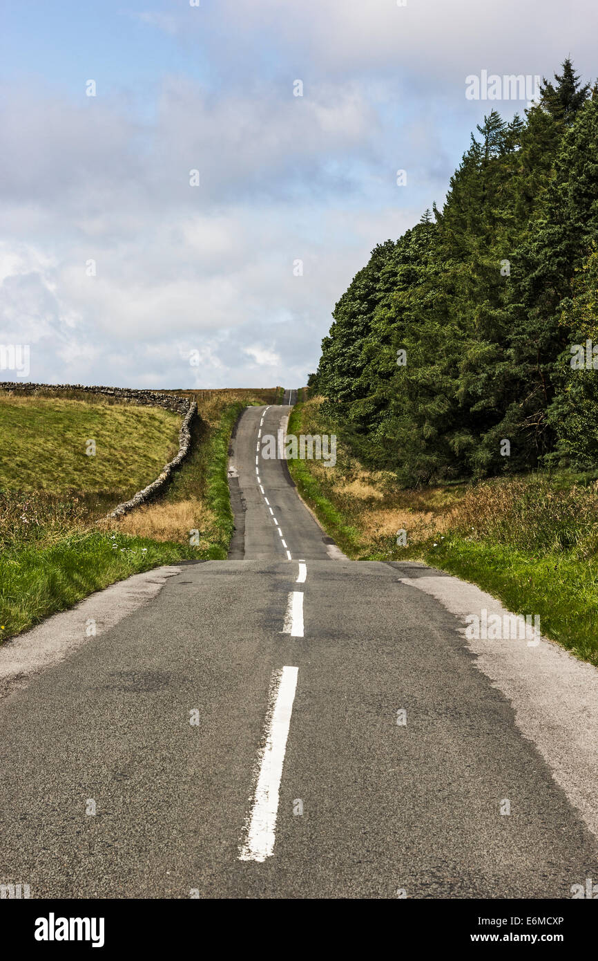 Country road without traffic Stock Photo - Alamy