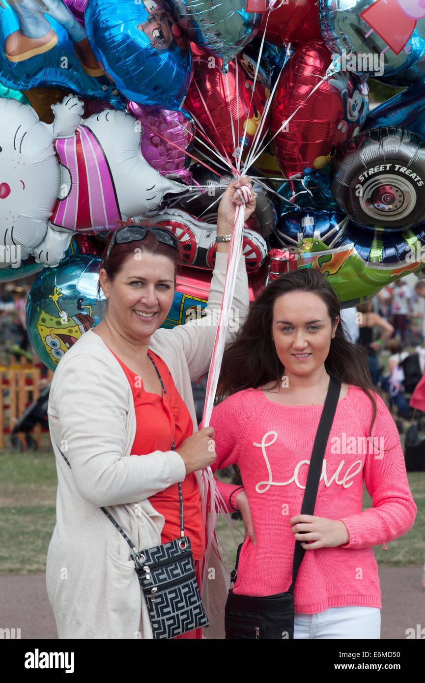 Women with balloons hi-res stock photography and images - Alamy