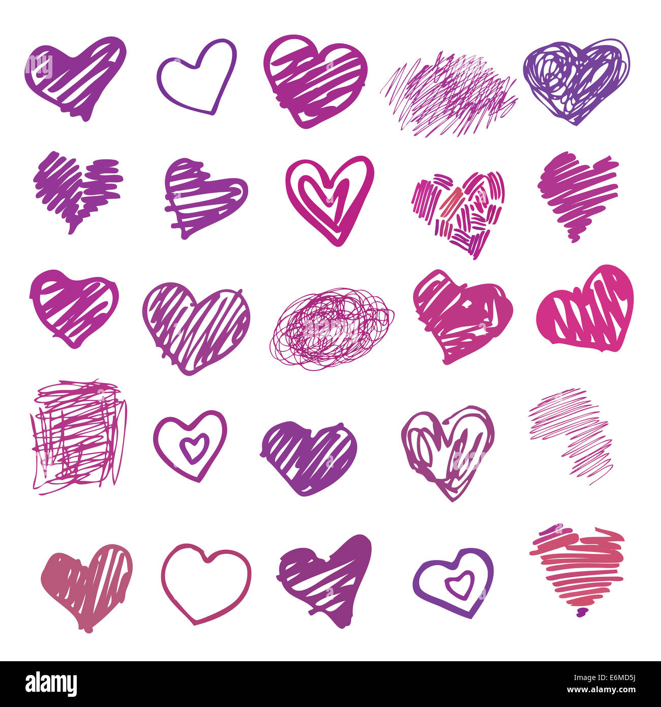 Love. Heart illustration isolated Stock Photo - Alamy