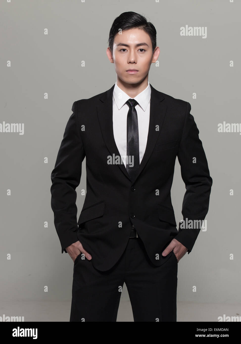 Successful Young Asian Businessman Posing Stock Photo - Alamy
